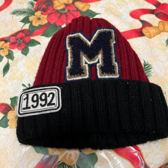 Source Unknown | Accessories | Vintage From 992 M Logo Vinter Beanie ...